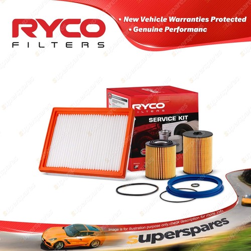 Ryco Oil Air Fuel Filter Service Kit for Mini Cooper R52 One Cooper R50 ...