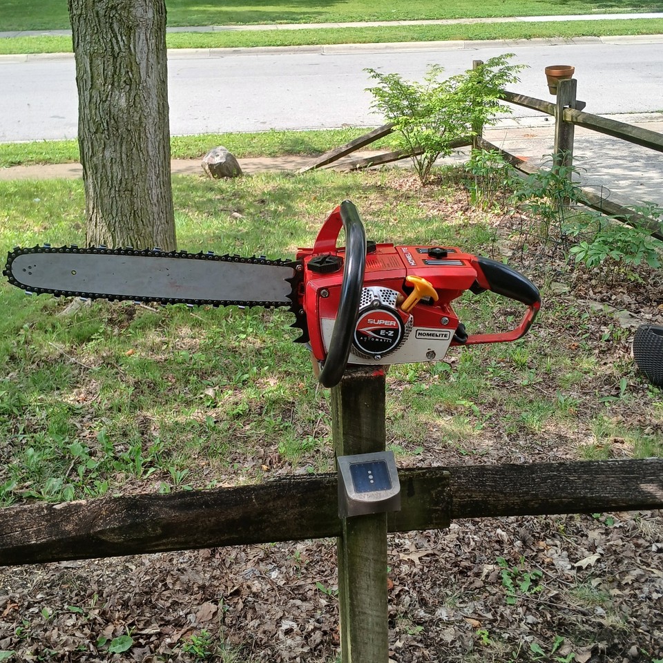 Homelite Super EZ automatic Chainsaw working vintage | eBay