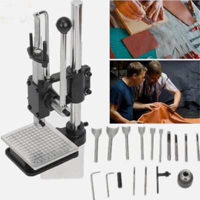 Hand Punching Machine,Manual Punch Arbor Press,Leather Hole Puncher UK ...