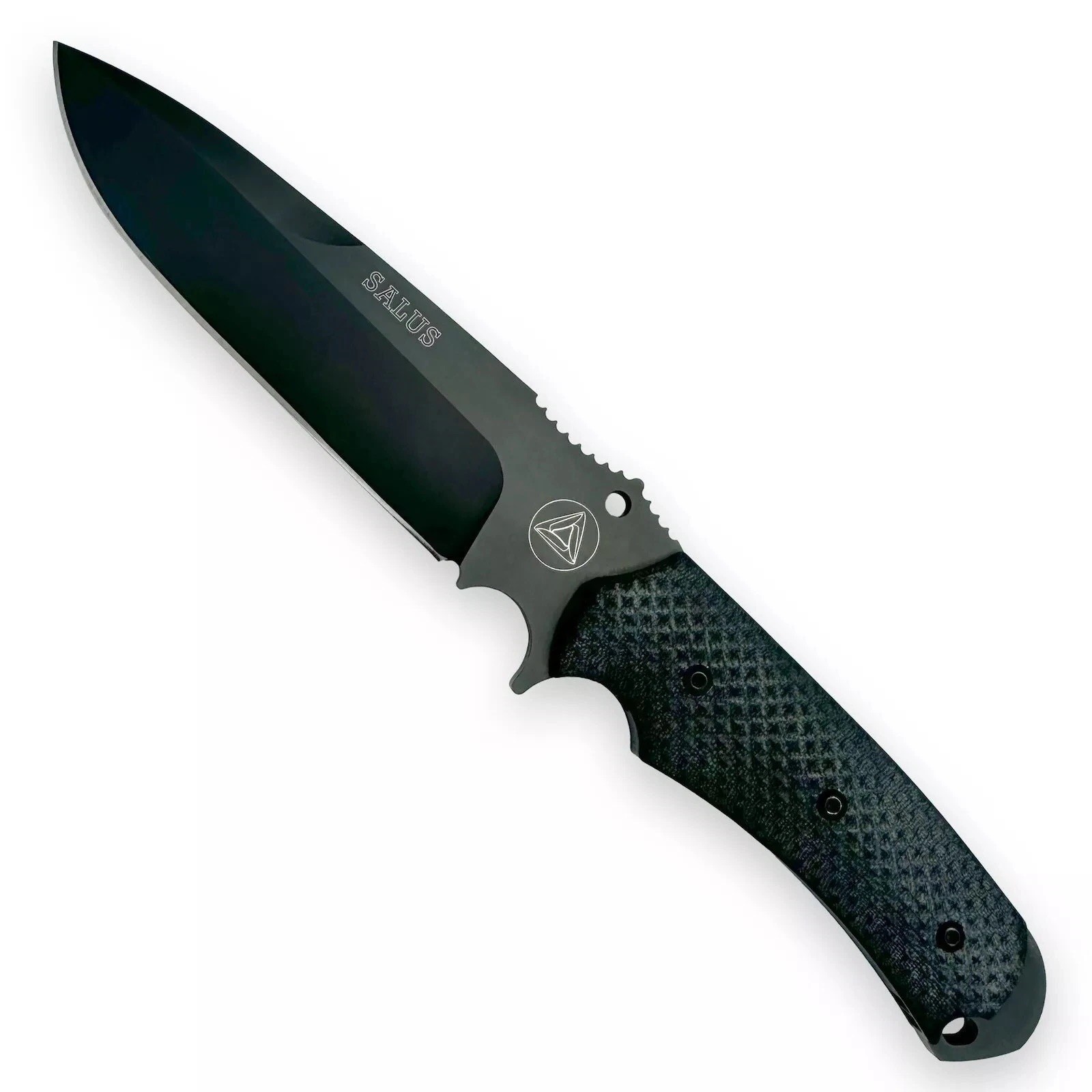 COMBATIVE EDGE SALUS G10 FOX Knife Fixed Blade Combat Military Survival ...