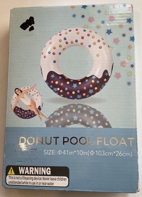 Donut Tube Swim Ring Jumbo Pool Float 41 in X 10 in NWT NIP | eBay