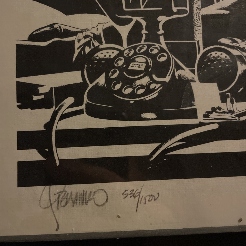 JIM STERANKO signed Ltd. Edn. print /1500, "National Cartoonist Society ...