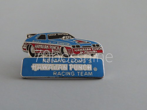 ROLAND LEONG HAWAIIAN PUNCH DODGE FUNNY CAR NHRA DRAG RACING HAT PIN ...