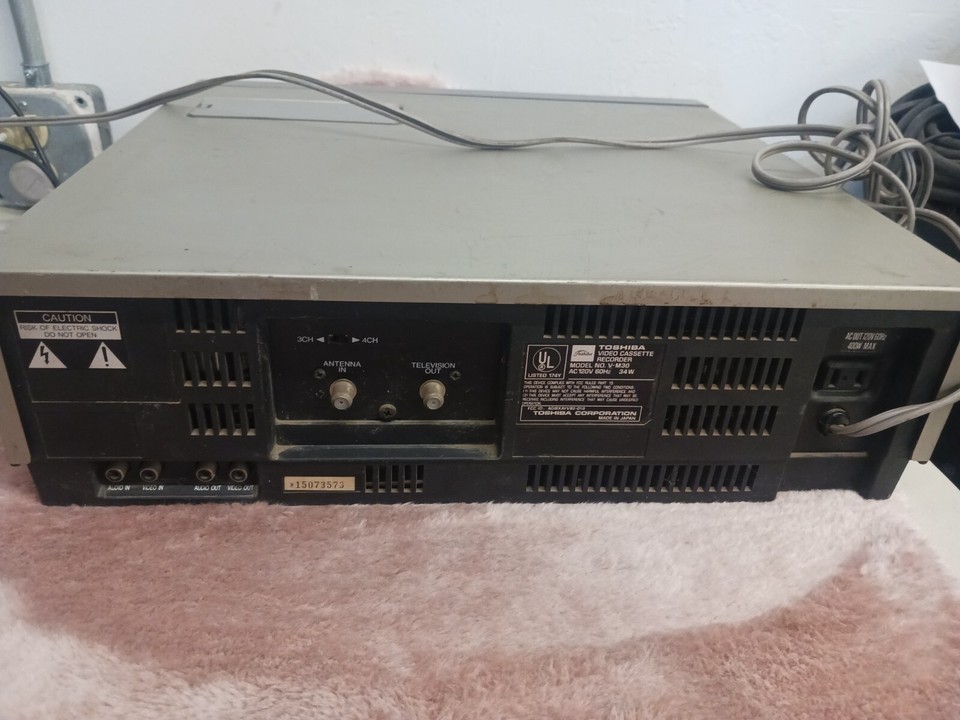 Toshiba V-M30 Beta MAX VTR Video Tape Recorder & Player 1983 | eBay