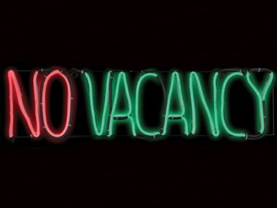 No Vacancy Light Glo Blinking Neon Lighted Motel Sign Flickering ...