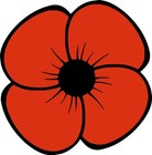 Poppy Flower Stickers Decals Water Colour Wall Window Car Remembrance ...