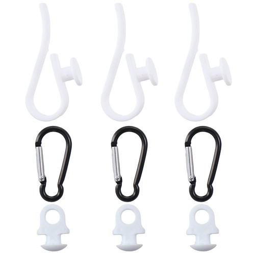 9pcs Plastic Inserts Hooks Universal Insert Charm Hooks Travel Beach ...