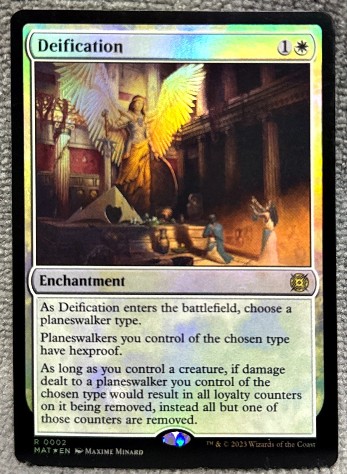 MTG Deification March of the Machine: The Aftermath 002 Foil Magic The ...