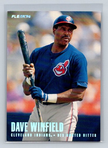 1996 Fleer Tiffany #104 Dave Winfield Cleveland Indians C13 | eBay