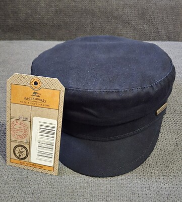 Sterkowski FIDDLER Cotton Peaked Cap Fisherman Vintage Sailor (Brand ...