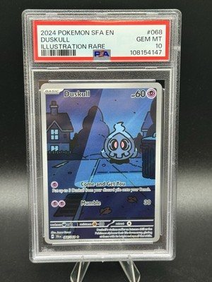 PSA 10 Duskull Illustration Rare Shrouded Fable 068/064 | eBay