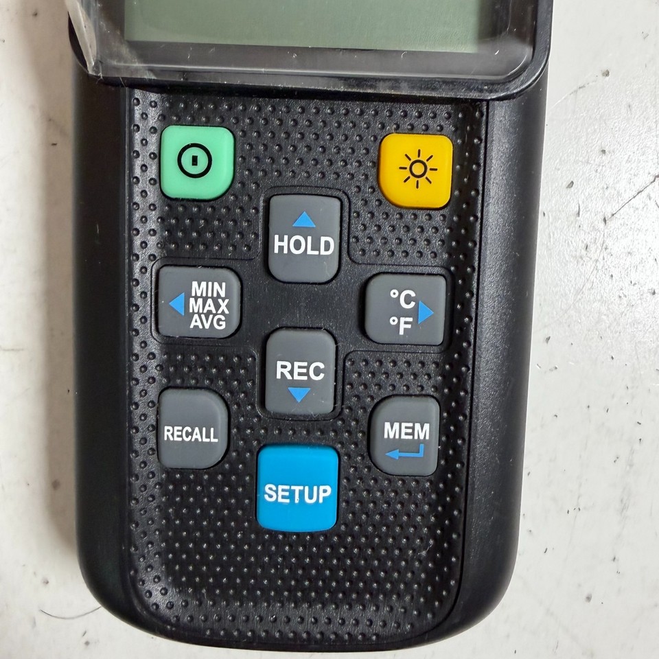 Omega HH520 Black Large Backlit LCD Screen 4-Channel Data Logging ...