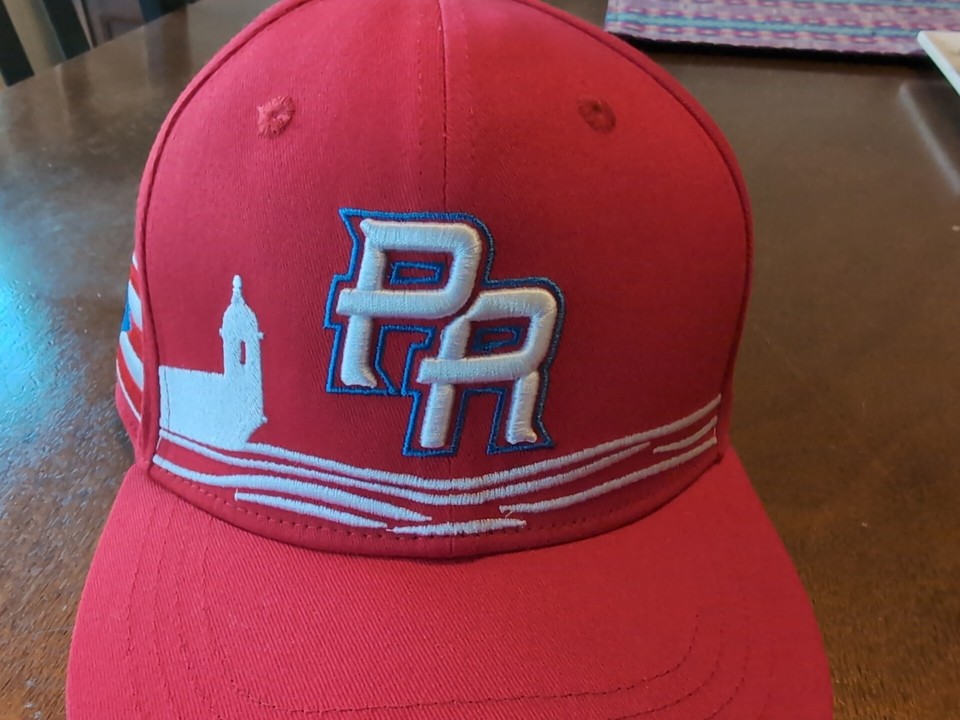 Puerto Rico World Baseball Classic Hat Red El Morro Fort Design | eBay