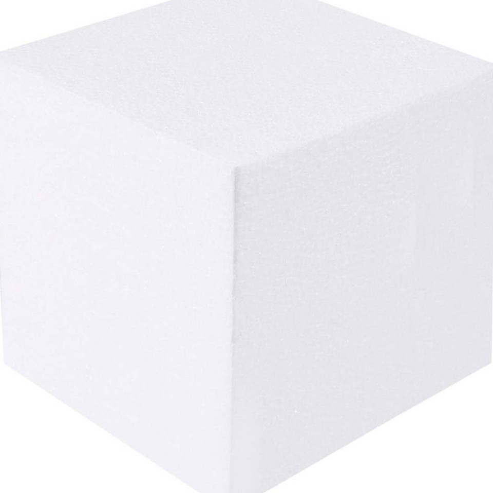 4pcs Craft Cube Square Block Brick for Sculpture Cake Dummies Set ...