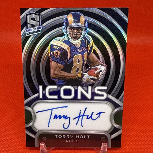 Torry Holt 2024 Panini Spectra NFL Icons AUTO /149 #I-THT Rams | eBay
