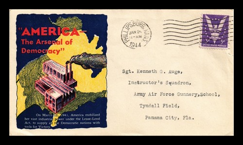 US COVER AMERICA THE ARSENAL OF DEMOCRACY WORLD WAR II PATRIOTIC | eBay