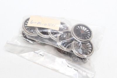 HO 6x DRIVER STEAM LOCOMOTIVE WHEELS ROUGHLY 22MM WIDE FOR BRASS Mantua ...