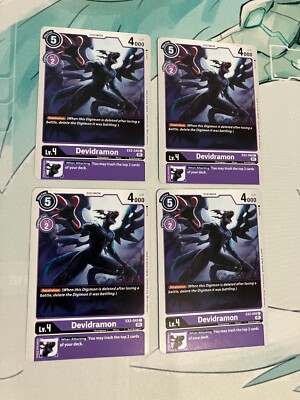 4x Devidramon EX2-040 C (Playset) Digimon CCG | Digital Hazard Near Mint | eBay