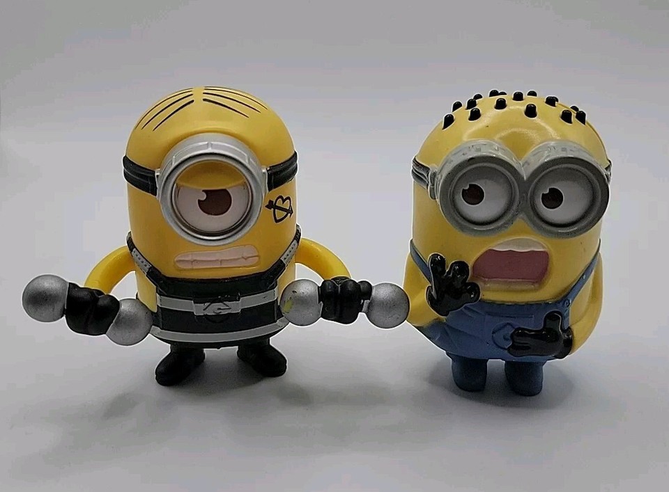 Universal Studios Despicable Me Minion McDonalds Happy Meal Toy Figures ...