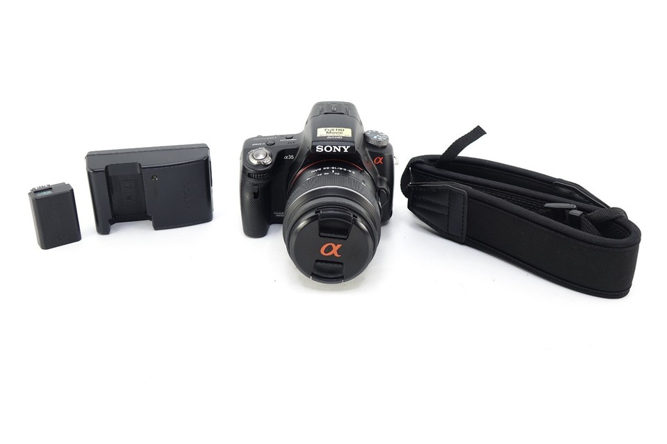 Sony Alpha SLT-A35 16MP Digital SLR Camera - SAM 18-55mm Shutter 2201 ...