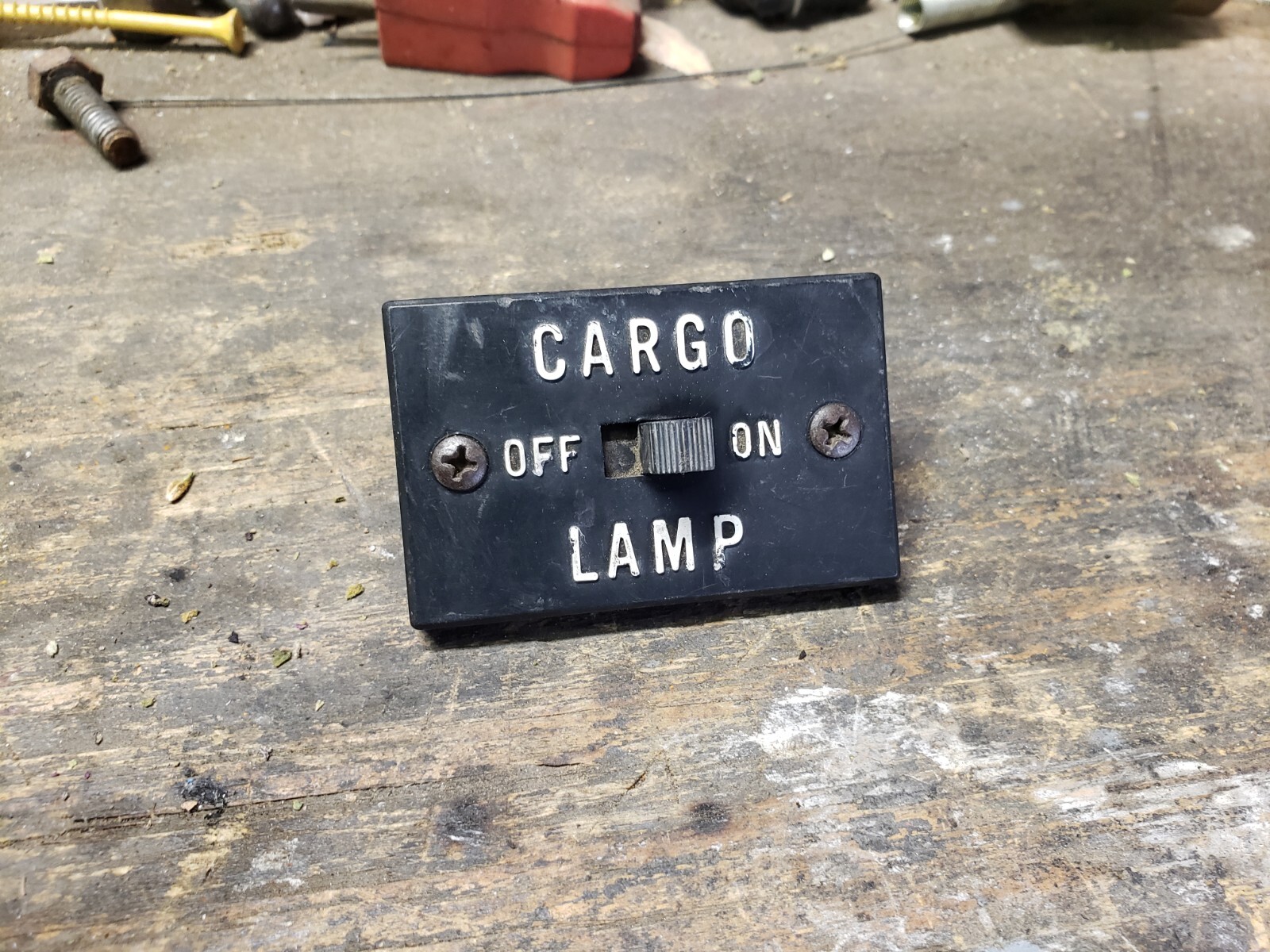 1974-1985 Jeep J10 J20 interior cargo lamp switch w/ original mounting ...