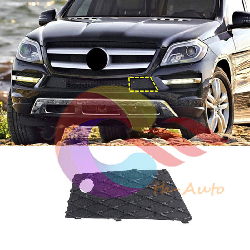 Front Left Bumper Grille Radar Cover Trim For Mercedes X166 GL350 GL450 ...