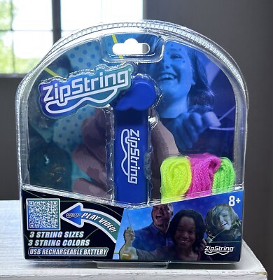 ZipString Original String Launcher Toy Blue Rechargeable 3 Lengths Toy NEW | eBay