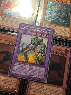 YuGiOh ELEMENTAL HERO GRAND NEOS STON-EN035 Ultra Rare | eBay