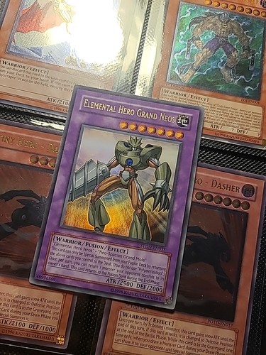 YuGiOh ELEMENTAL HERO GRAND NEOS STON-EN035 Ultra Rare | eBay