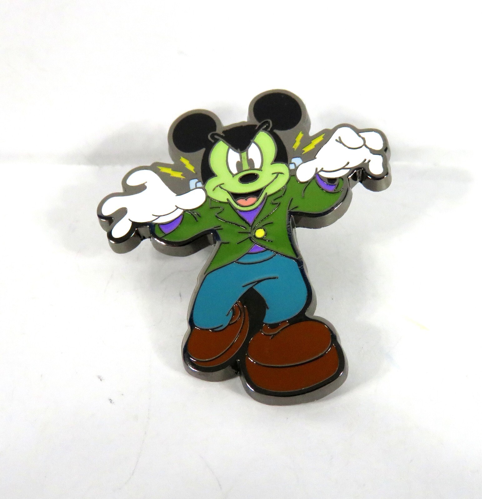 Disney Loungefly Halloween Mickey Mouse Frankenstein GITD Exclusive Pin ...