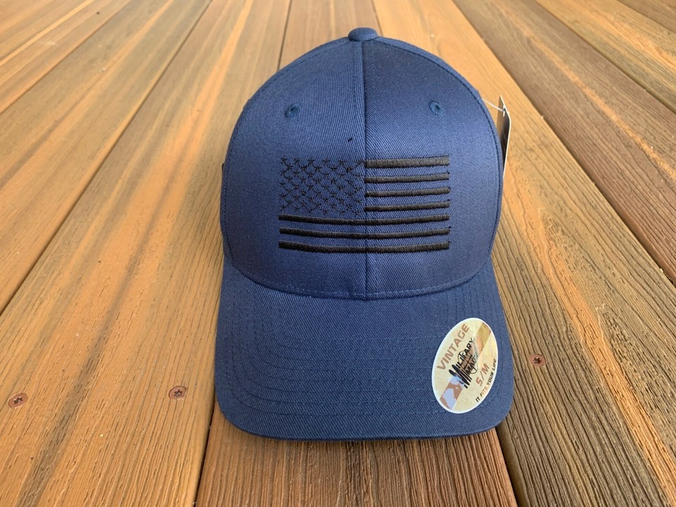 Flexfit Brushed American Flag Tactical Operator Cap Hat Military Army ...