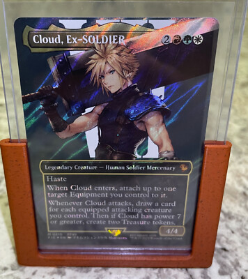 Cloud, Ex-SOLDIER (Borderless) (Surge Foil) Commander: Final Fantasy ...