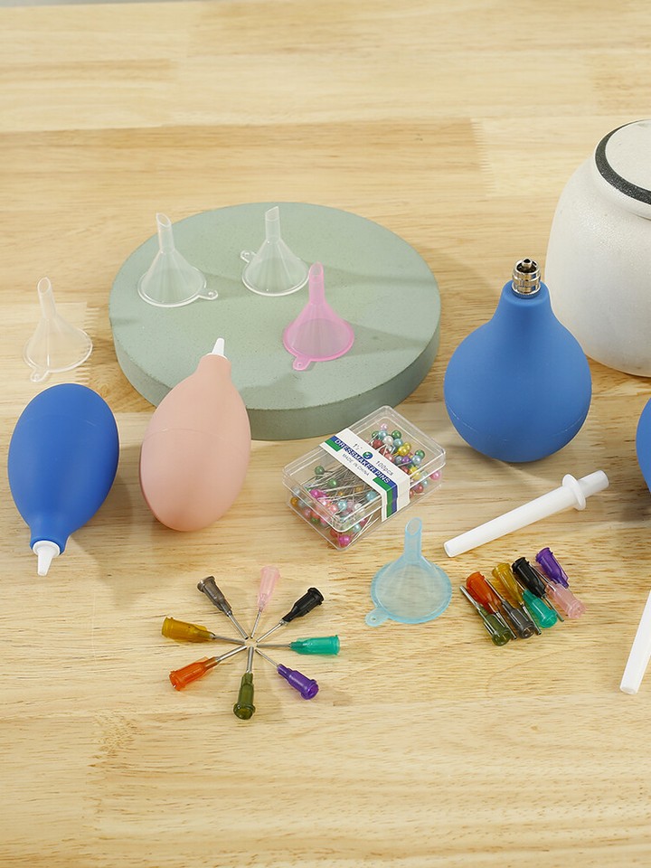 Pottery Precision Applicator Set with Plastic Steel Needles Funnel ...