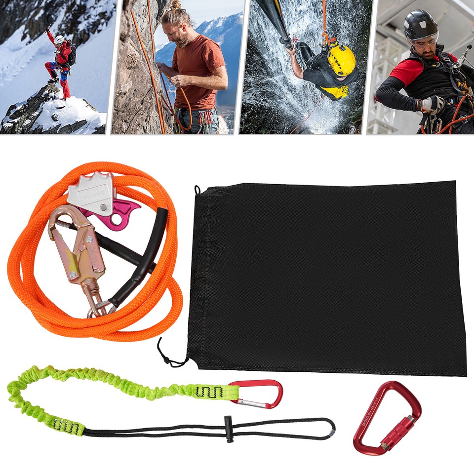 Flipline Tree Climbing Lanyard Sling Device Snap Hook Kit Flip Line ...