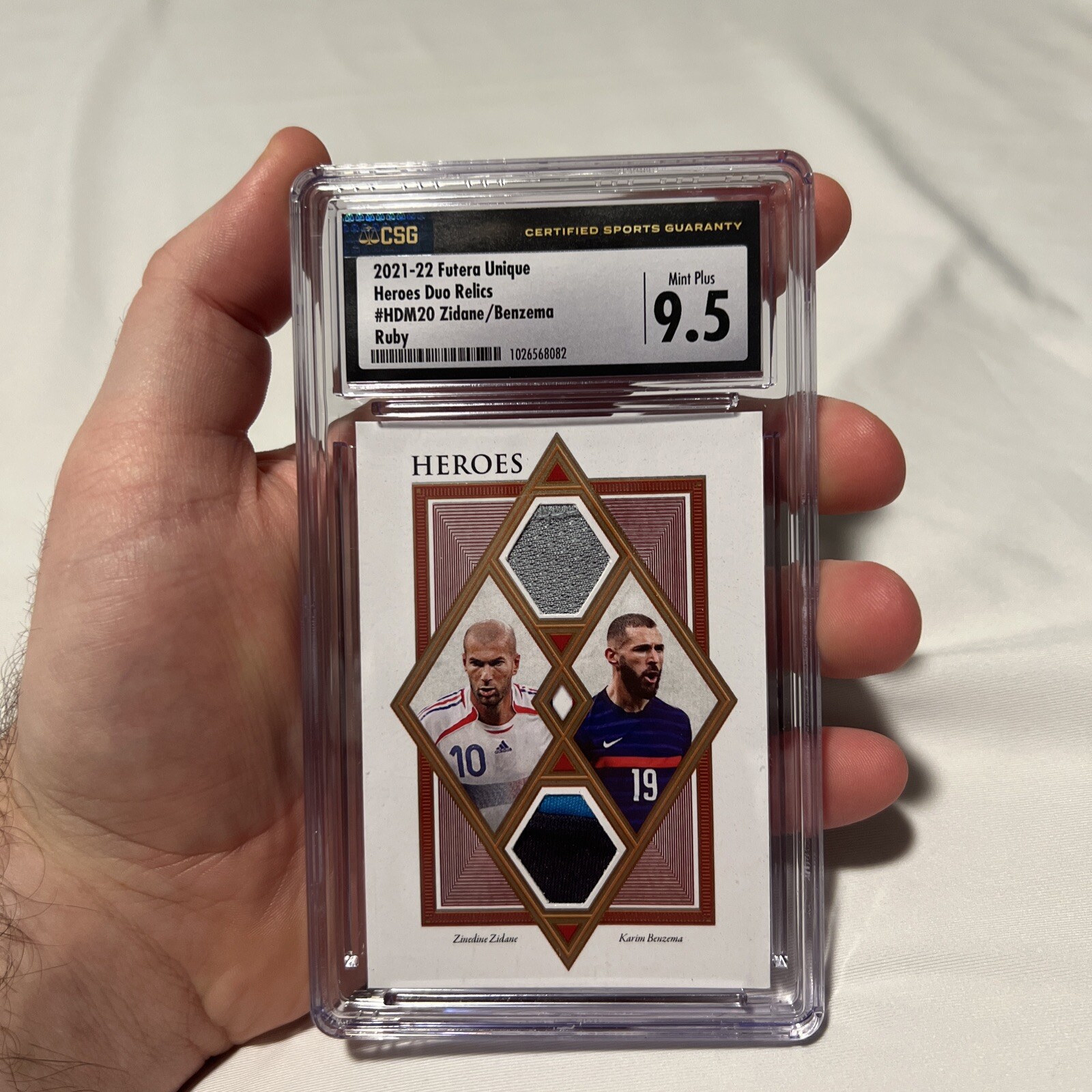 2021-22 Futera Unique World Football - Heroes Duo Relics Ruby #HDM20 ...