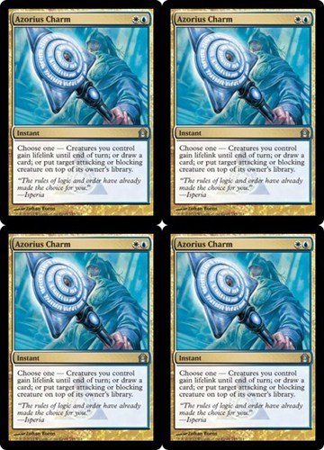 MTG - 4x AZORIUS CHARM - Return to Ravnica (U) | eBay