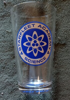 Starfleet Academy Science Star Trek Vintage Logo Pint Glass beer | eBay