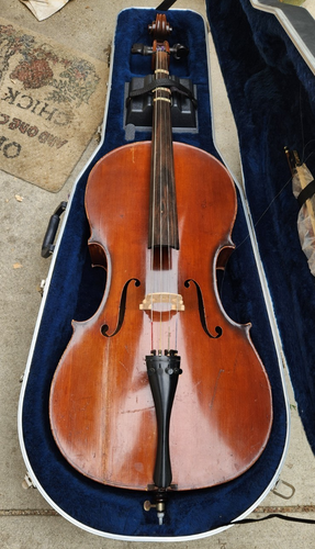 RARE VINTAGE CELLO 4/4 IN HARD-CASE HAS NAME & DATE #212 | eBay