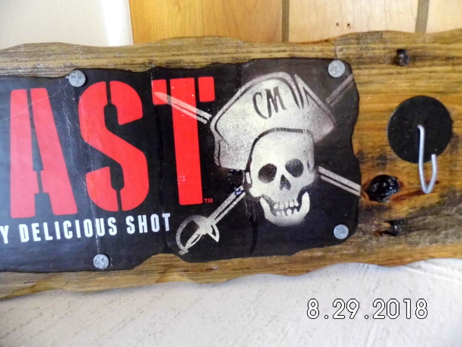 Handmade Wooden Captain Morgan Blast Shot Bar Sign/Key Holder 2018 | eBay