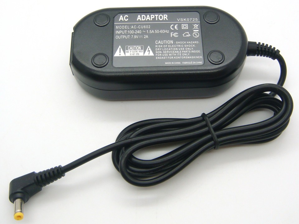AC Adapter For VSK0725 Panasonic VDR-D168 VDR-D200 VDR-D210 VDR-D220 ...