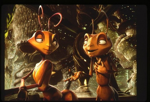 ANTZ CAST Woody Allen Jennifer Lopez Sylvester Stallone Sharon Stone ...