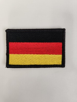 German Flag Patch Hook backed Made in the USA Insignia | eBay