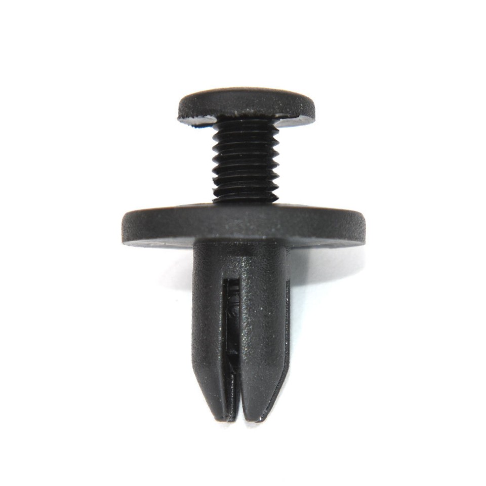 10Pcs 6mm Hole Clips Plastic Push Type Rivet Retainer Fastener Bumper ...