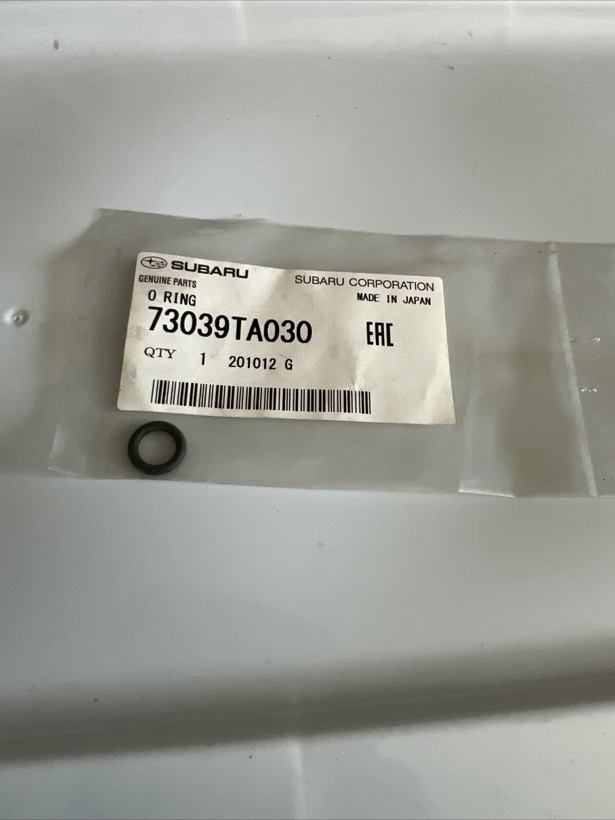 OEM Subaru Impreza A/C AC Compressor Pressure Hose Seal O Ring ...