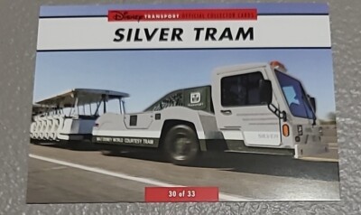 DISNEY World Silver Tram Transportation Transport Card 30 of 33 series ...