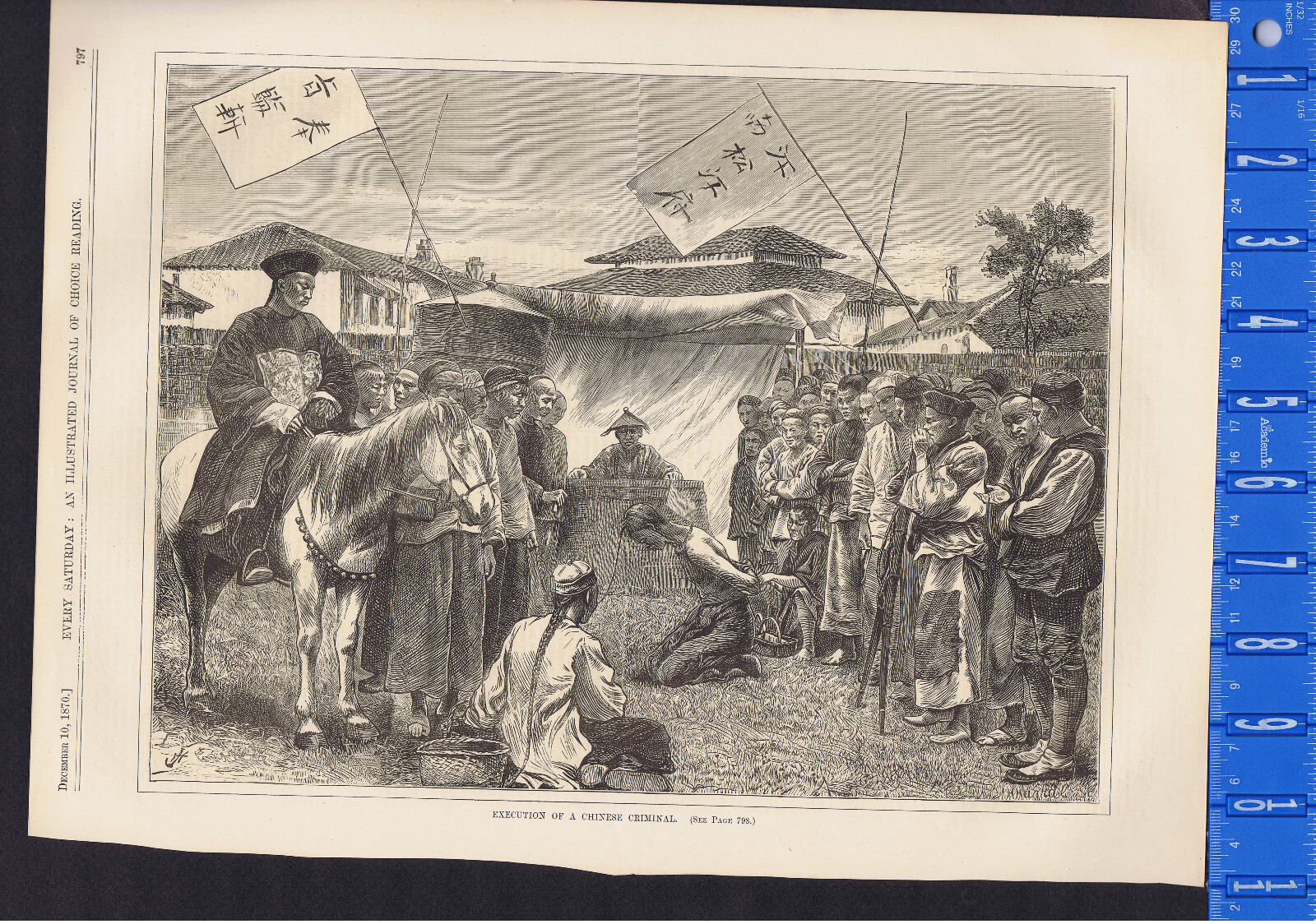 Execution of Chinese Criminal, Every Saturday, Dec 1870 | eBay