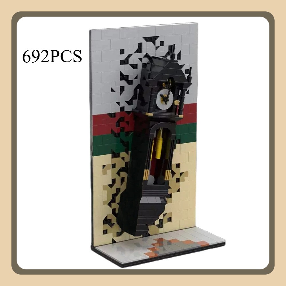 Vecnas Grandfather Clock Building Blocks Strangered Bricks Toys TV fans ...