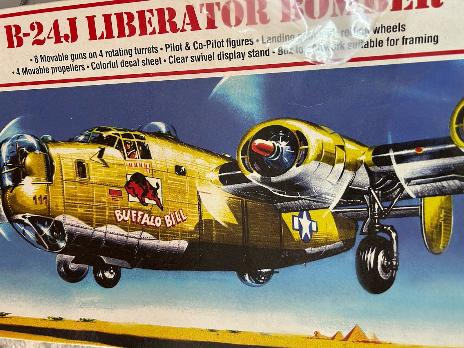 Decal sheet Atlantis Models H218 B-24J Liberator Bomber Buffalo Bill ...