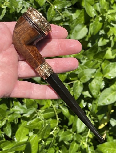 VINTAGE CPF BEST MAKE FILIGREE ESTATE PIPE with CASE | eBay