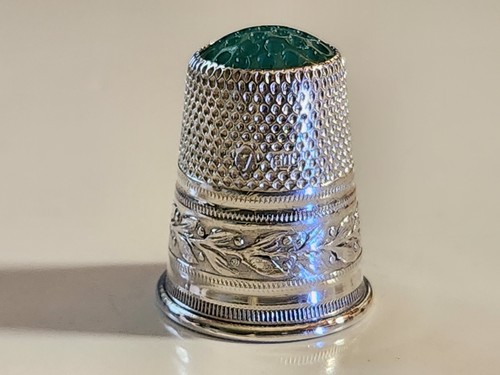 Antique Sterling Silver (800) Thimble Made in Germany by Gabler No ...